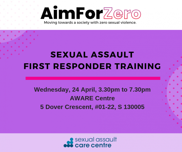 24 April 2019 Workshop: Sexual Assault First Responder Training ...