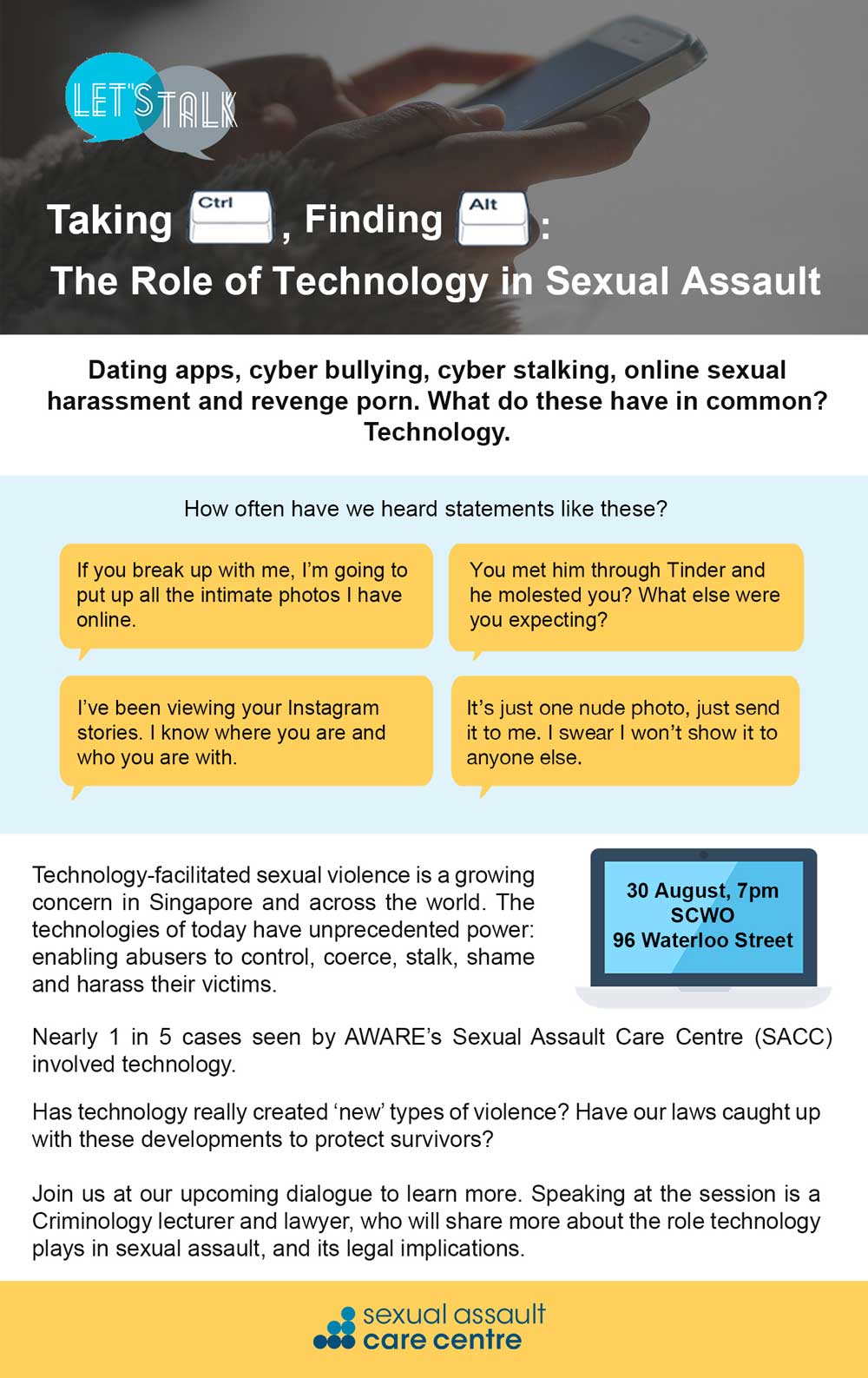Let's Talk: The role of technology in sexual assault - Sexual Assault ...